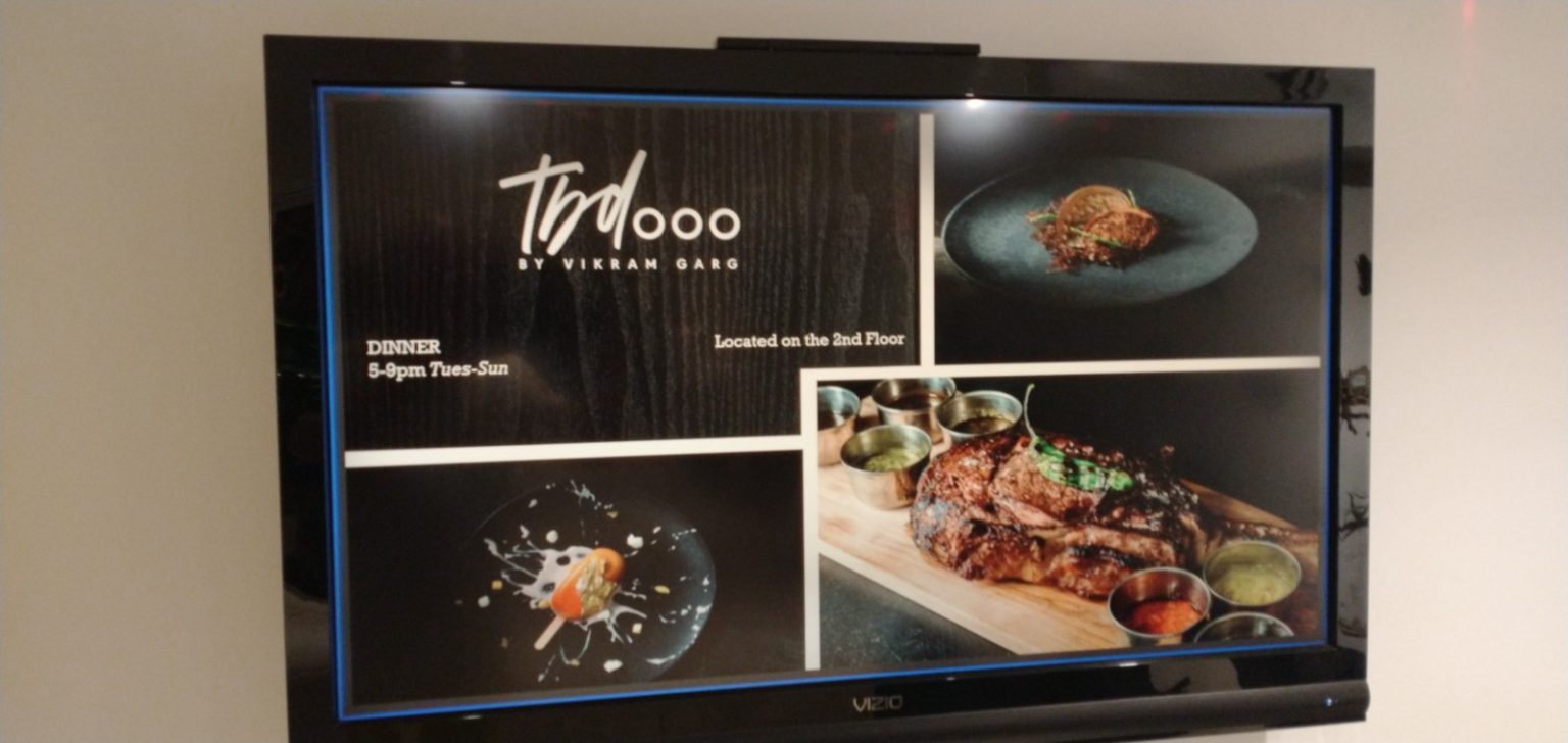 TBD BY VIKRAM GARG RESTAURANT REVIEW